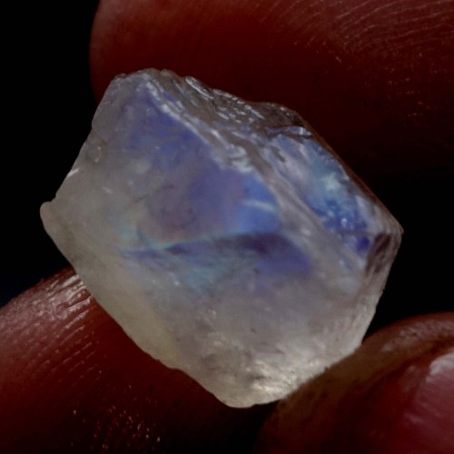 14.30Ct Madagascar Rainbow Flash Moonstone Fire Raw/Rough Crystal Loose ...