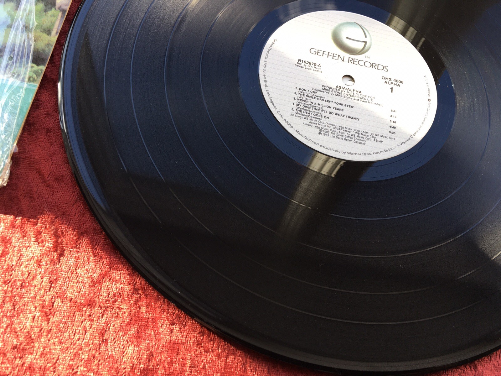 ASIA Alpha GEFFEN RARE NM-With SHRINK OG LINER 🔥 | eBay