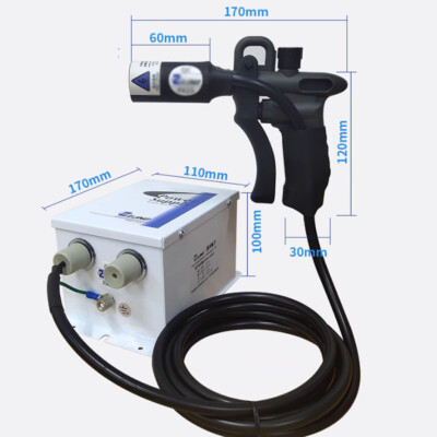 Antistatic Dust Removal Gun Ion Blower Ion Generator Static Eliminator ...