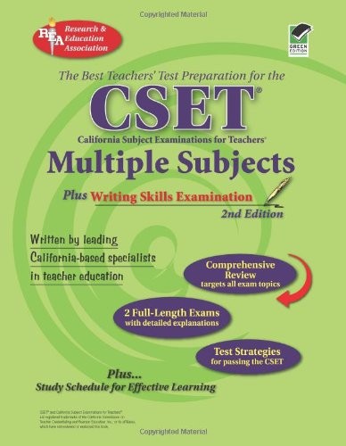 CSET: MULTIPLE SUBJECTS PLUS WRITING SKILLS EXAM: 2ND By Denbeste ...