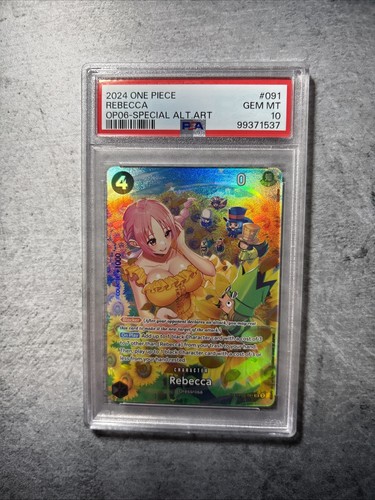 Rebecca OP05-091 SP OP06 Special Alt Art One Piece Card PSA 10 | eBay
