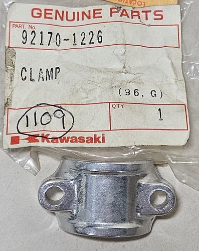 1 NOS Genuine Kawasaki KX 80 125 250 500 KL250 Clamp Bracket Part OEM ...