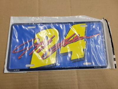 Jeff Gordon #24 New Vintage Metal Embossed Vanity Novelty License Plate ...