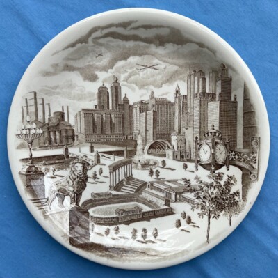 Vintage Chicago Illinois Collector Plate for Marshall Field's ...