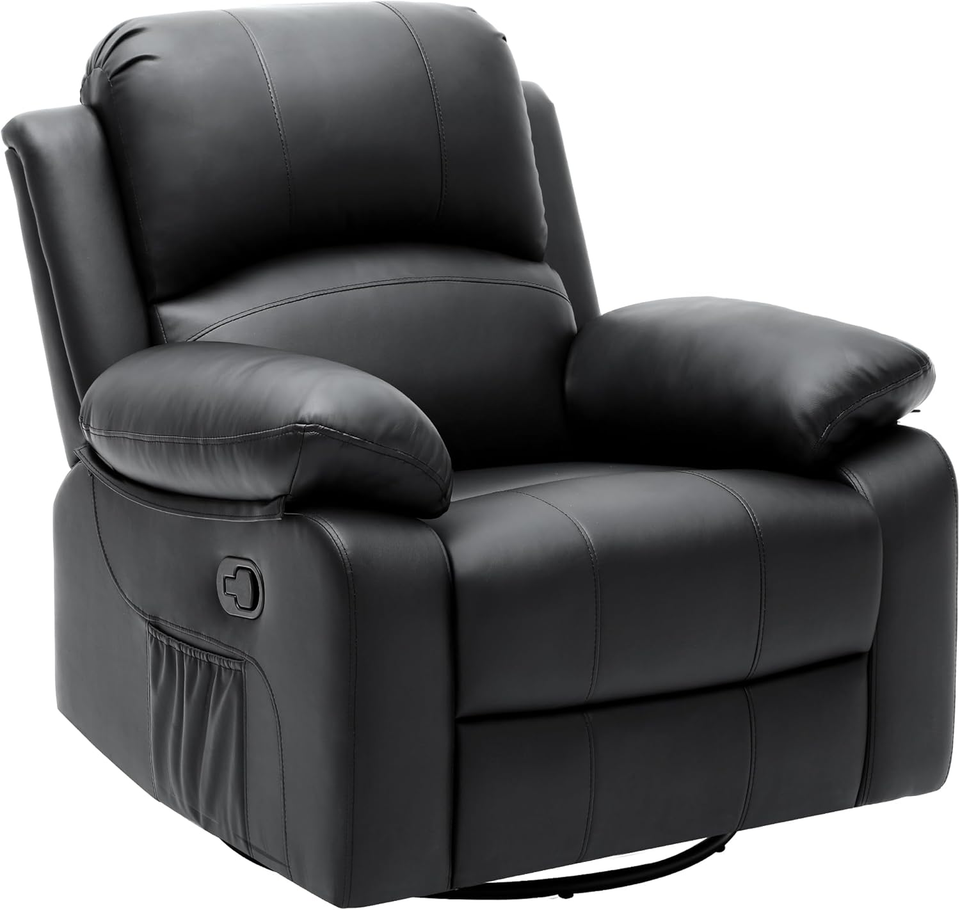Oversized Rocker Recliner Chair with Heat and Massage, Lazy Boy ...