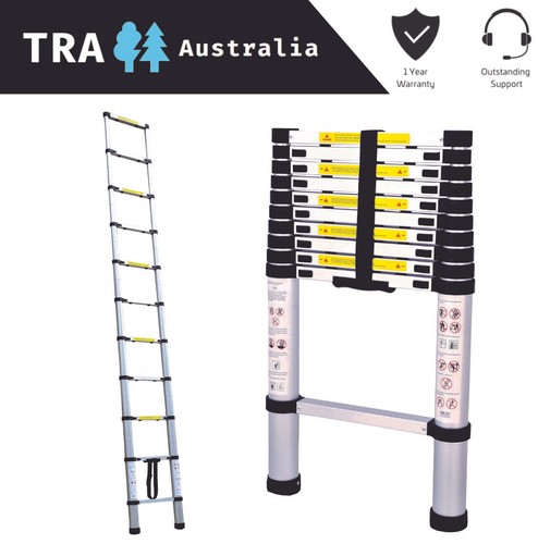 3.2m Portable Telescopic Roof Top Tent Ladder with Carry Bag RV Parts ...