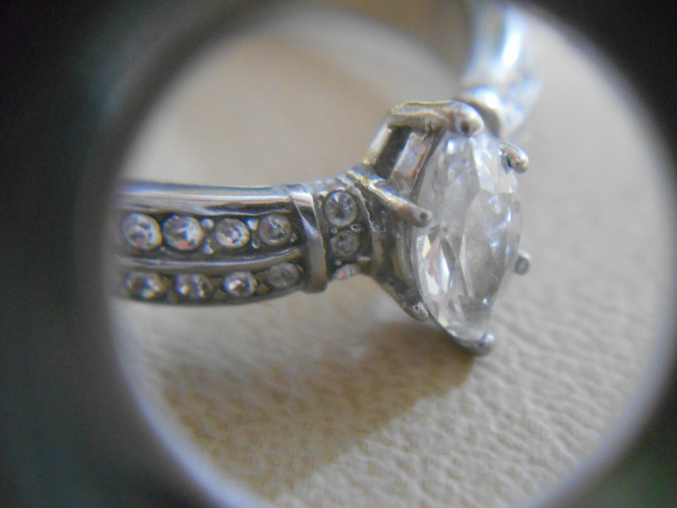 TUSK TK316 Wedding Style Ring Crystals or CZ Size 9 Women's Girl's | eBay