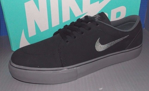 MENS NIKE SATIRE in colors BLACK / DARK BASE GREY SIZE 8 | eBay