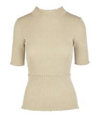 New 3.1 PHILLIP LIM Lurex Gold Glitter Knit Ivory Pullover Top Size M ...