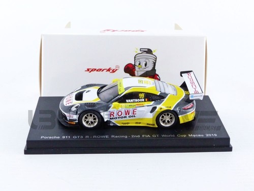 SPARKY 1/64 - PORSCHE GT3 R - WORLD CUP MACAU 2019 - Y166 9580006131669 ...