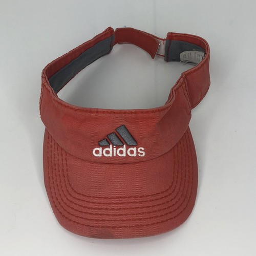 Vintage Adidas Red Hat Visor 80’s 90’s Hat Cap c25 | eBay