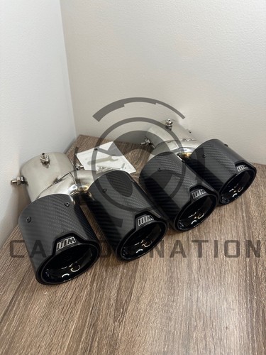 For BMW M240i M340i M440i G20 G28 M Quad Carbon Fiber Gloss Black ...