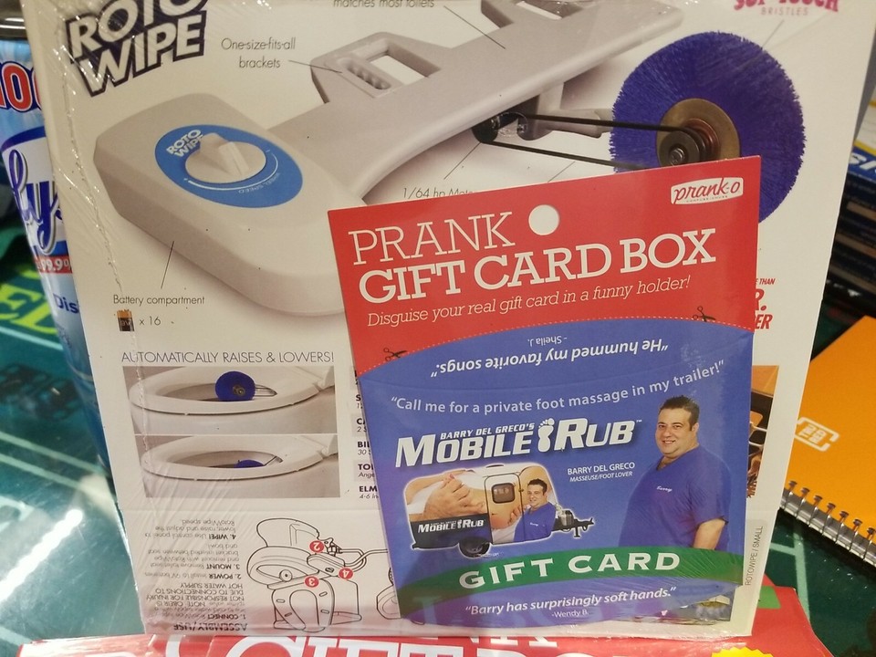Prank Gift Box: roto wipe - Wrap Your Real Gift in a Funny Box, Small ...