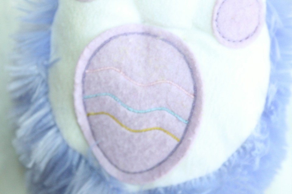 Large Plush Purple Easter Bunny Greenbriar Int Lovey Soft Stuffed ...