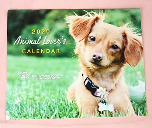 Humane Society Animal Lovers Wall Calendar 2020 UNUSED Cats Dogs Horses ...