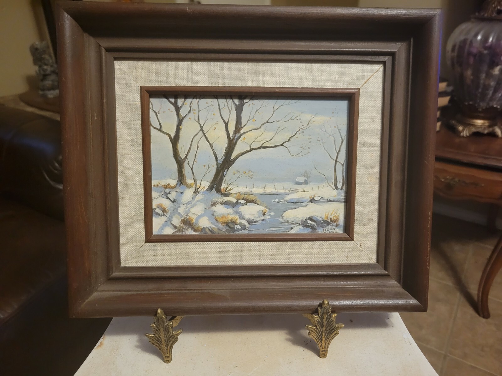 DEAN PACKER Autumn Oil Painting on Wooden Board | eBay