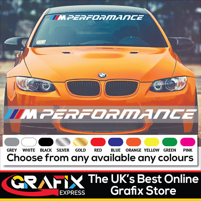 BMW M Performance Sticker Decal E46 E36 E60 E63 X1 M2 M3 M4 Medium 60cm ...