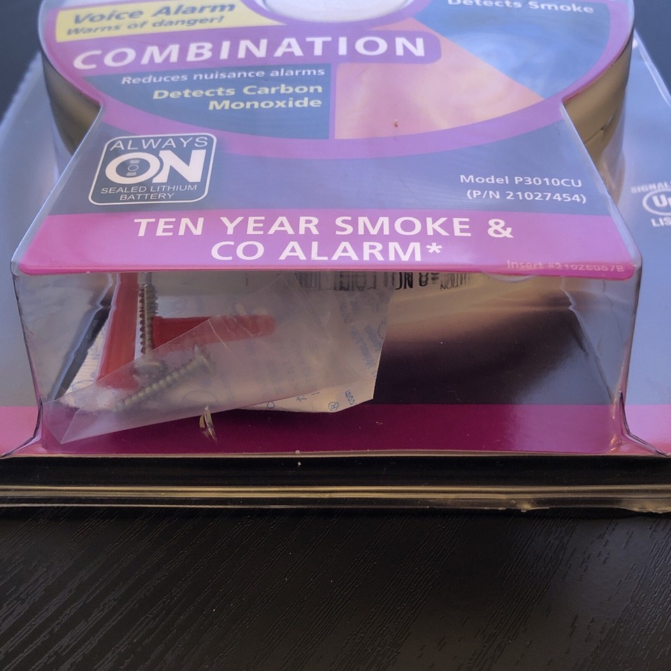 Kidde P3010CU 10-Year Worry Free Combination Smoke and Carbon Monoxide ...