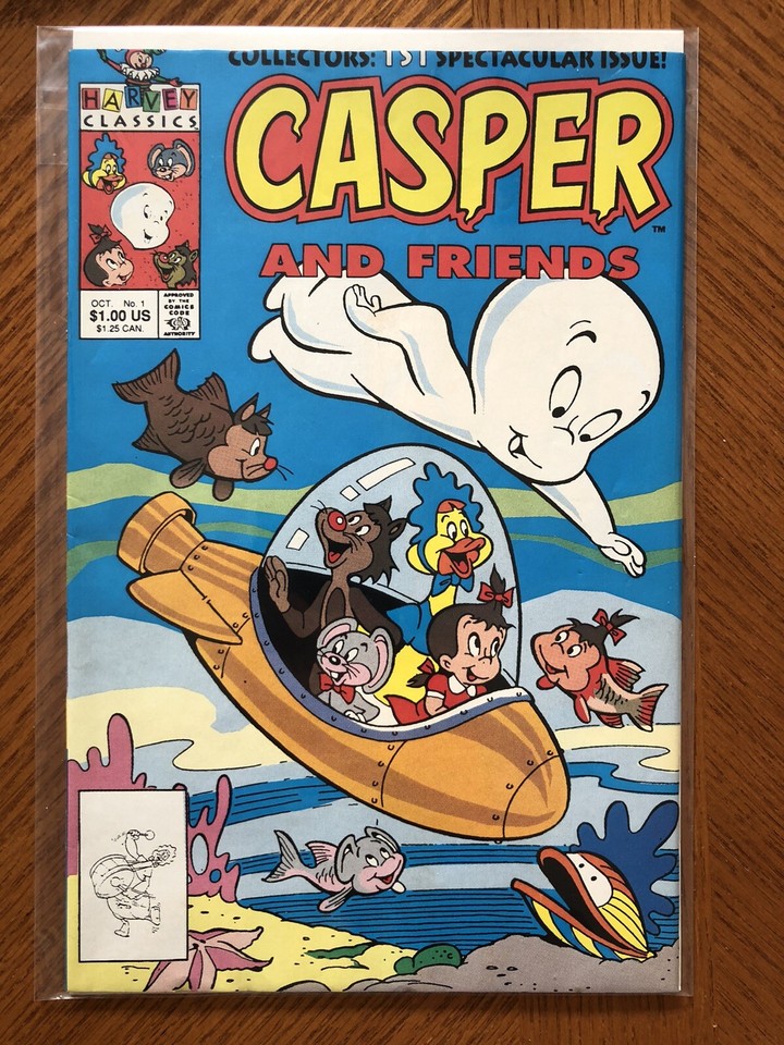 Harvey Classics Casper And Friends #1 Casper #3 Hot Stuff #1 Tom ...