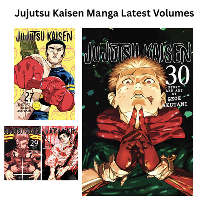 Jujutsu Kaisen Manga Latest Vol. 27,28,29,30 English Version Manga ...