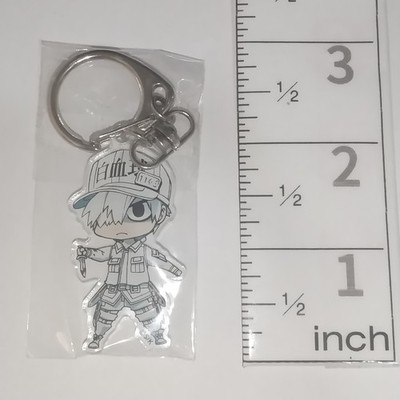 A78041 Cells at Work Hataraku Saibo Acrylic keychain U-1146 White Blood ...