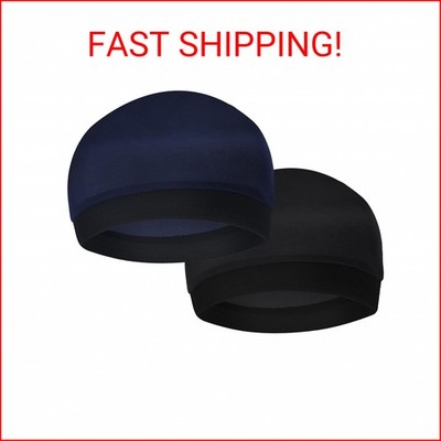 Molain 2Pcs Wave Cap for Men Silky Stocking Caps for 360 540 720 Waves ...