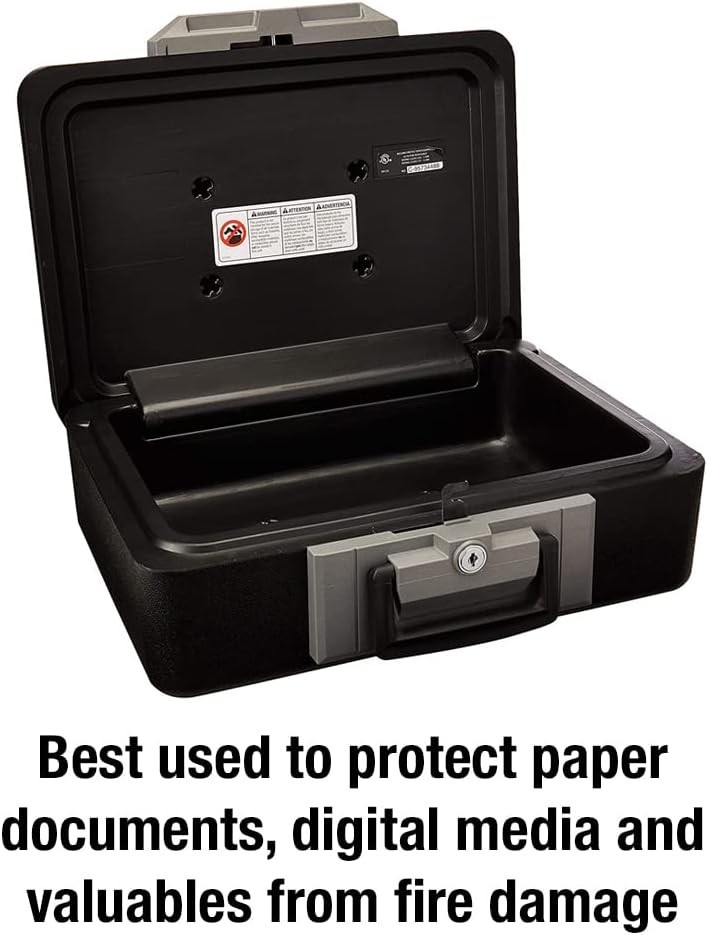 Sentrysafe Fireproof Safe Box Home Security Document Storage Chest with ...