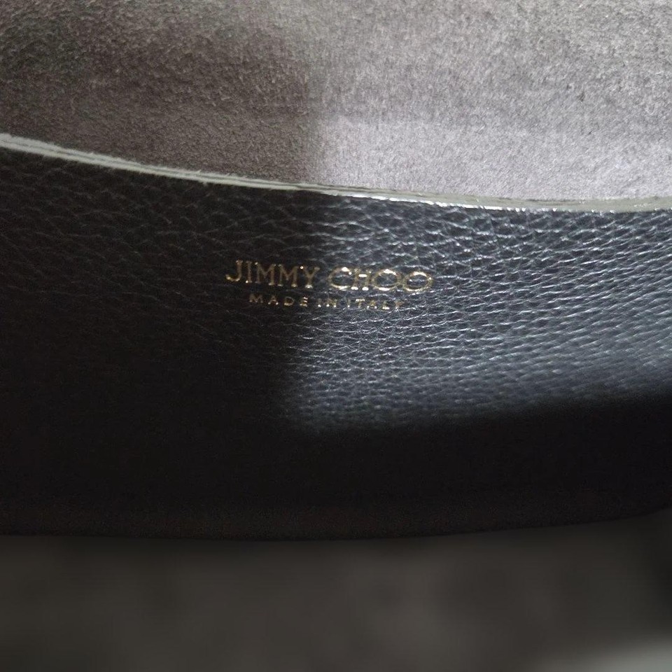 JIMMY CHOO JC Logo Varenne Leather Crossbody Bag Women Navy Gold ...