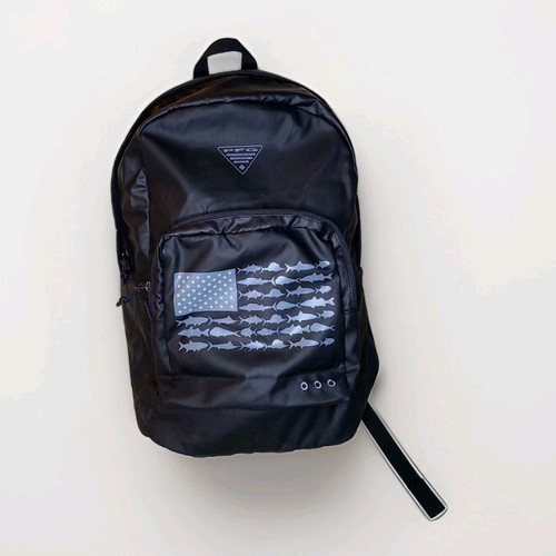 Columbia Unisex PFG Zigzag 22L Backpack, Black/Gulf Stream, One Size | eBay