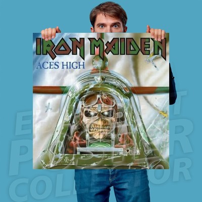 IRON MAIDEN Aces High POSTER Album Cover Banner PREMIUM material | eBay