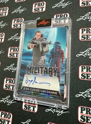2023 Leaf Exotic Military JEAN-CLAUDE VAN DAMME Lava Space Force 1/1 ...