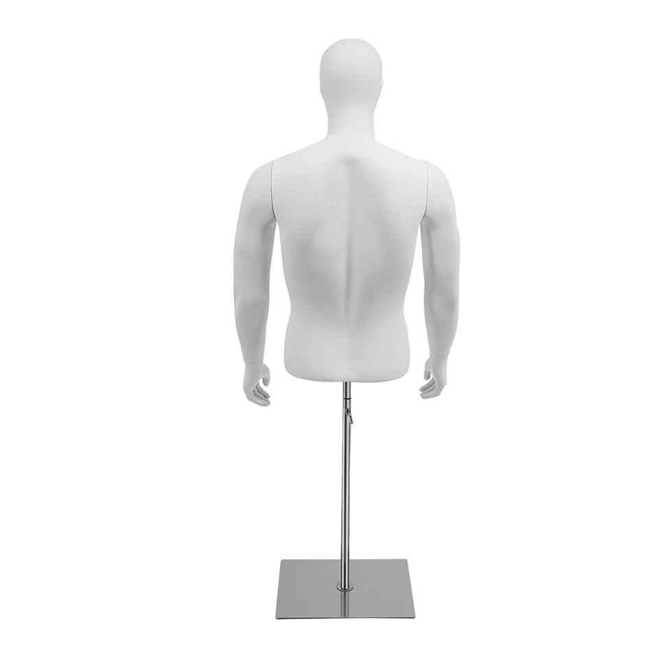 Male Mannequin Torso Manikin Dress Form 4.27-6.56ft Height Adjustable ...