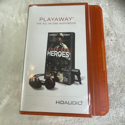 PLAYAWAY THE ALL IN ONE AUDIOBOOK American Heroes by Oliver North | eBay