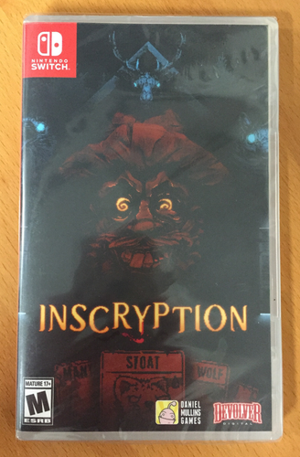 NEW sealed INSCRYPTION Nintendo Switch DEVOLVER DIGITAL Special Reserve Single | eBay