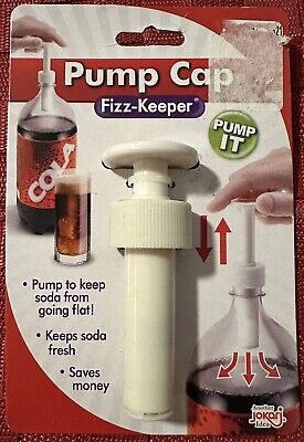 Jokari Pump Cap Fizz-Keeper Standard Keeps Soda Fresh Saves Money NEW ...
