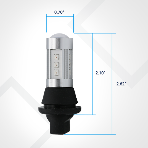 Syneticusa 3157 3457AK LED Red Rear Turn Signal Parking Lamp Pair Light ...