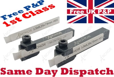 Small Mini Parting Off Tool Clamp M2 HSS Blade To Suit Myford Lathe 6mm ...