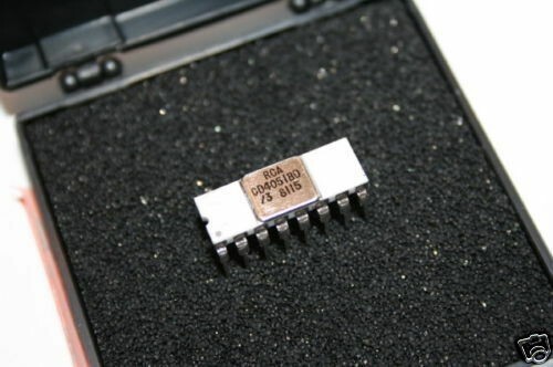COLLECTORS CHIP RCA CD4051BD/3 RARE WHITE CERAMIC IC fd2j15 | eBay