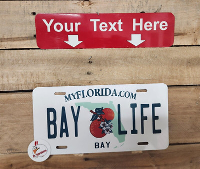 Florida Custom, Personalized, Novelty, State License Plate, auto tag ...