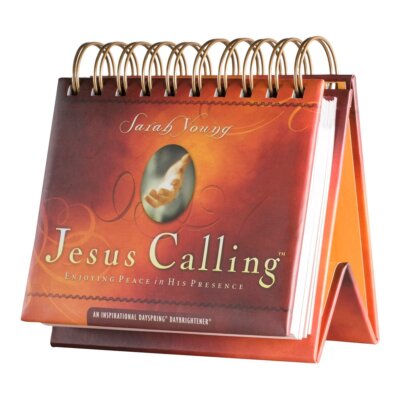 Jesus Calling Inspirational Perpetual Calendar 5.5 x 5.25 Daily Quotes ...