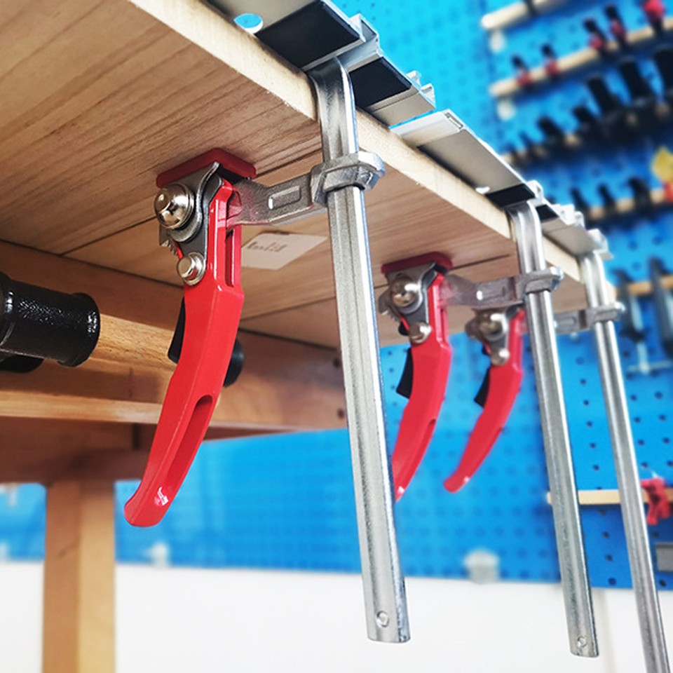 Quick Ratchet Guide Rail Clamp Safe Track Saw Guide Rail Clamp With ABS ...