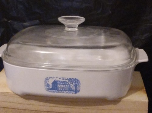 Vintage Corning Ware Browning Skillet With Lid C-21 MW-A-10 Amana ...