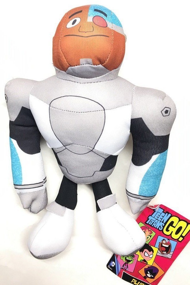 Teen Titans Go CYBORG 9'' Plush Figure Doll Soft. NEW. DC Comics | eBay