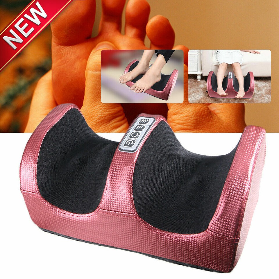 Shiatsu Electric Foot Calf Massager Machine Ankle Leg Kneading Heating ...