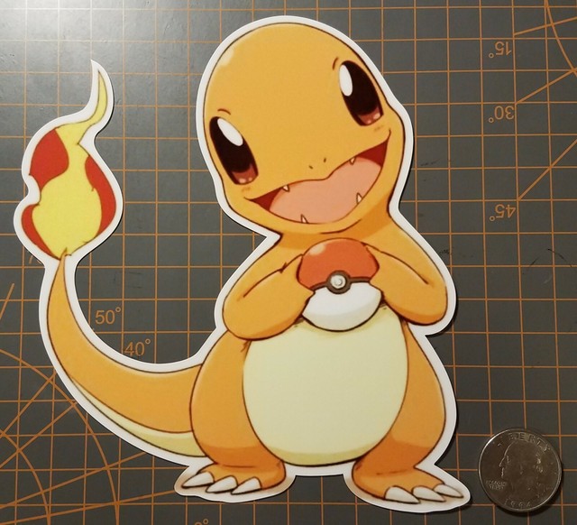 Pokemon Charmander Sticker Cute Decal | eBay