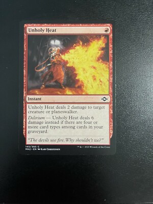 Magic The Gathering TM Unholy Heat 145/303 C | 1 card B10 | eBay