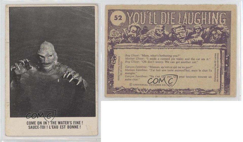 1973 O-Pee-Chee You'll Die Laughing Come On In ! The Water's Fine ! #52 ...