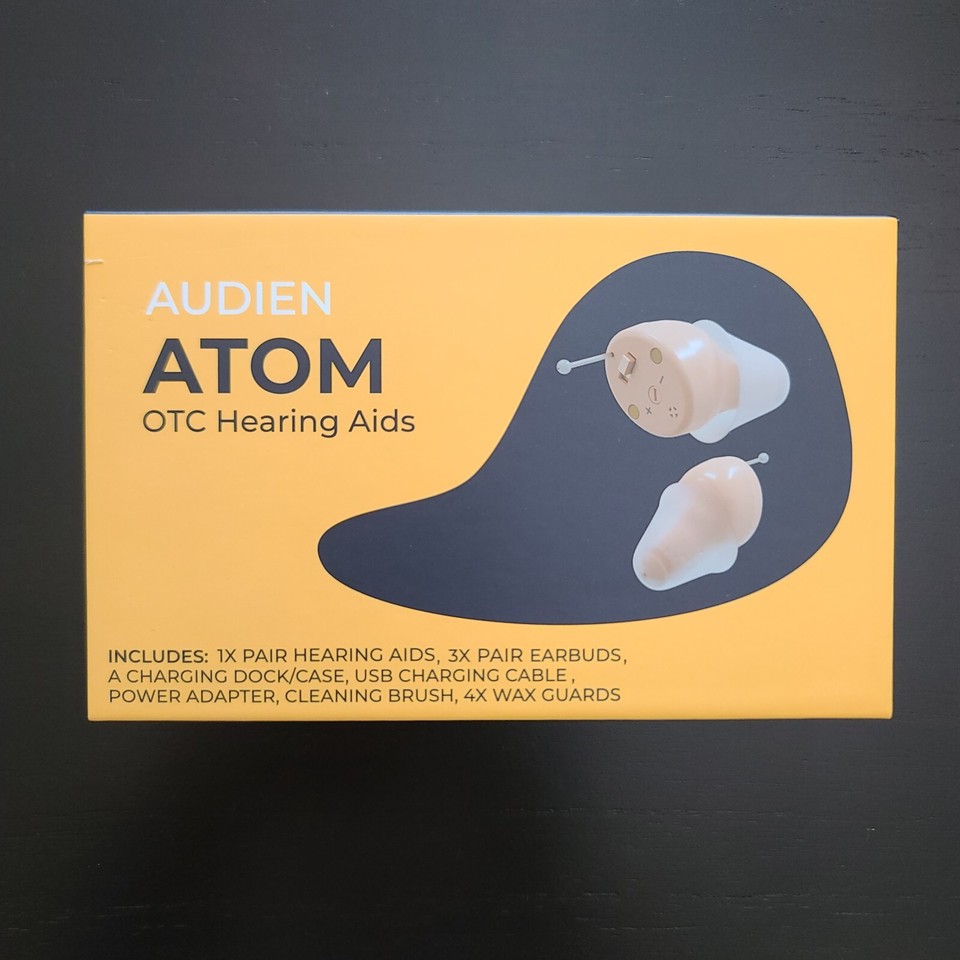 Audien ATOM Rechargeable Hearing Amplifier to Aid and Assist Hearing Premium | eBay