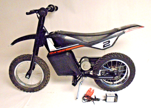 Razor MX125 Miniature Electric-Powered Motocross Off-Road Dirt Bike ...