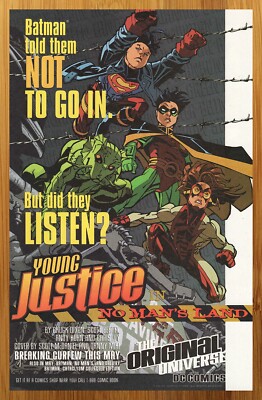 1999 DC Comics Young Justice Print Ad/Poster Robin Impulse Scott ...